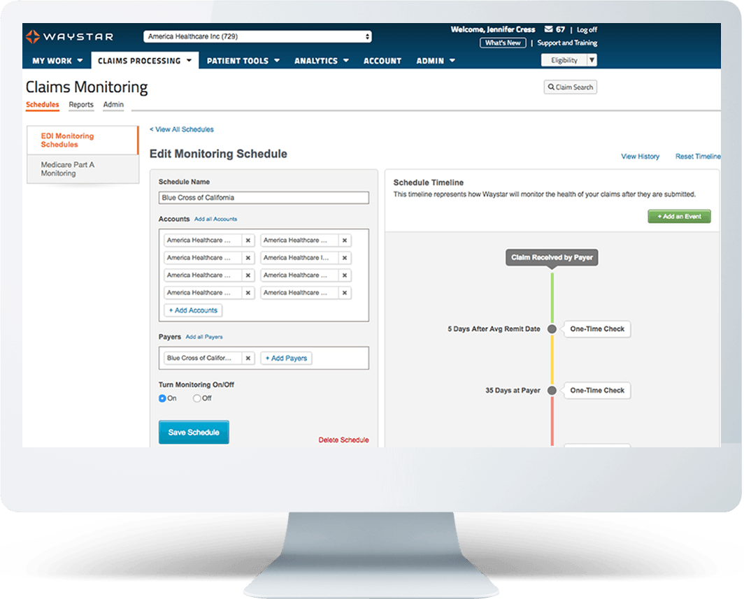 Healthcare Claims Processing & Monitoring | Waystar Healthcare Claims Processing & Monitoring | Waystar